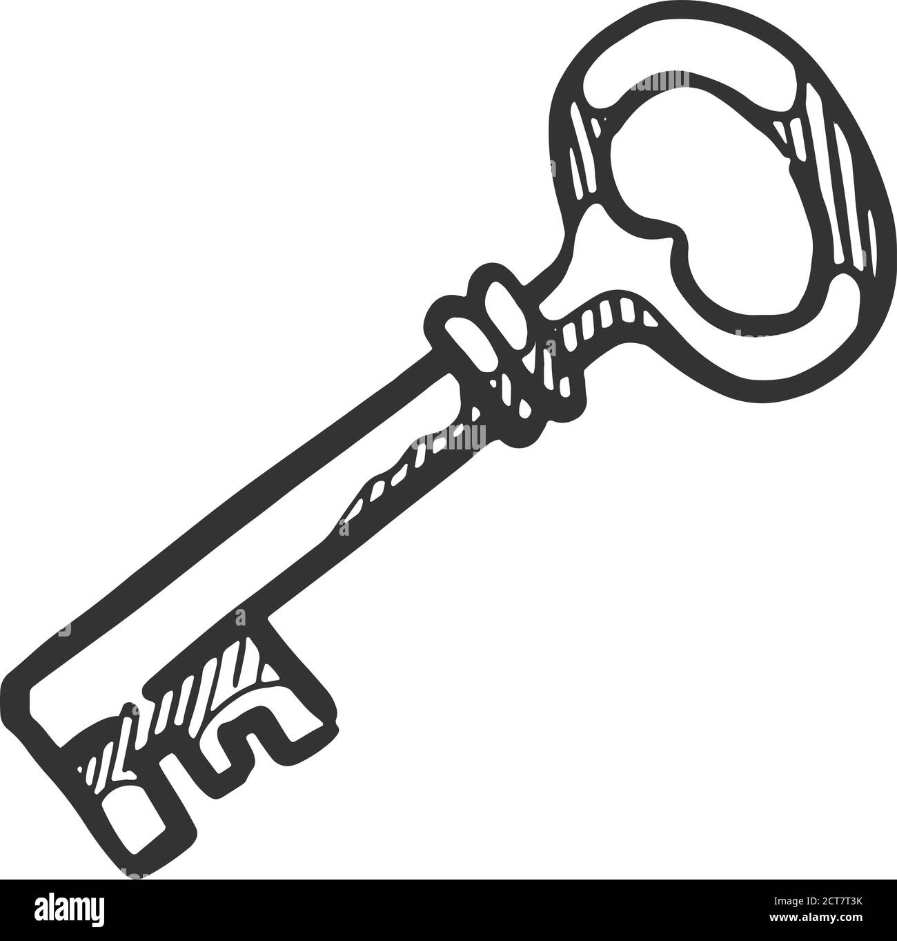Hand drawn key vector illustration Stock Vector Image & Art - Alamy