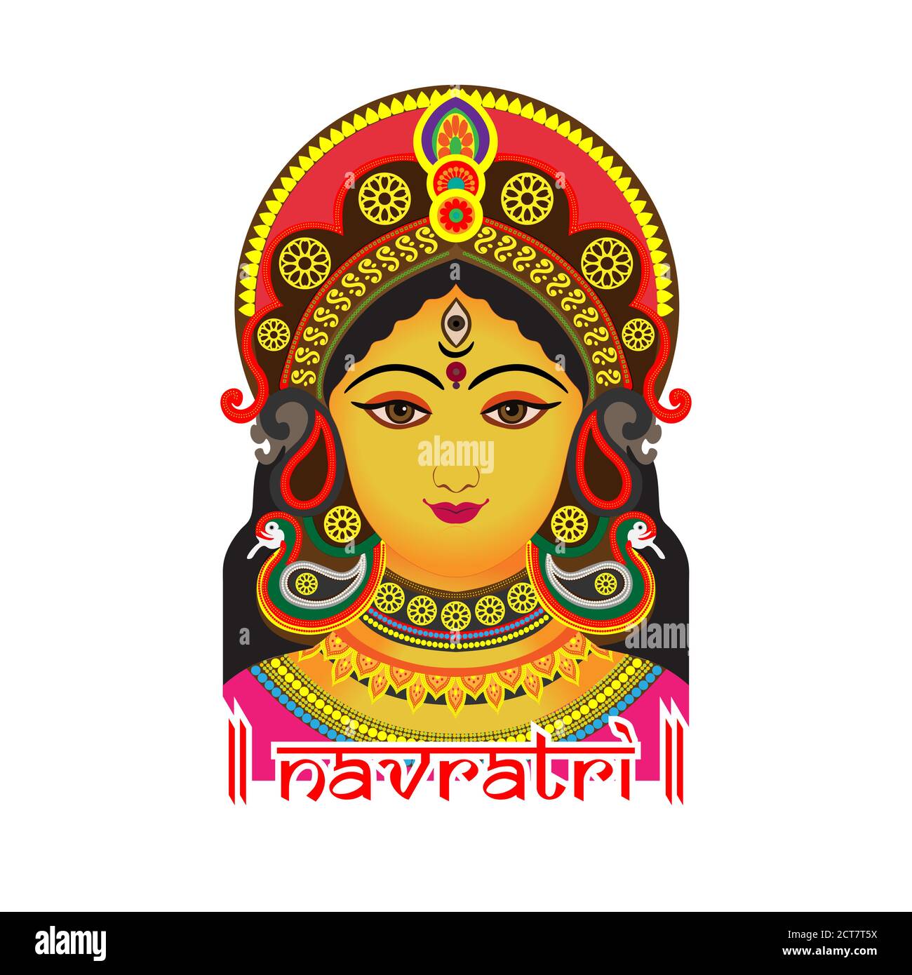 Day festival of navaratri Stock Vector Images - Alamy