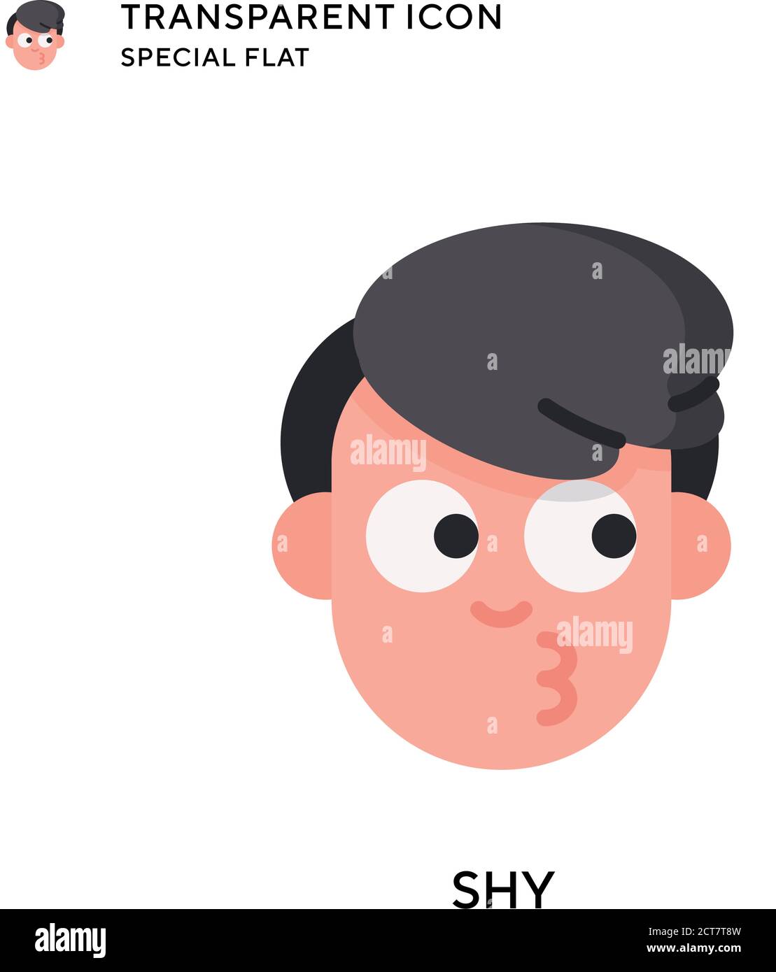 Girl 10 shy Stock Vector Images - Alamy