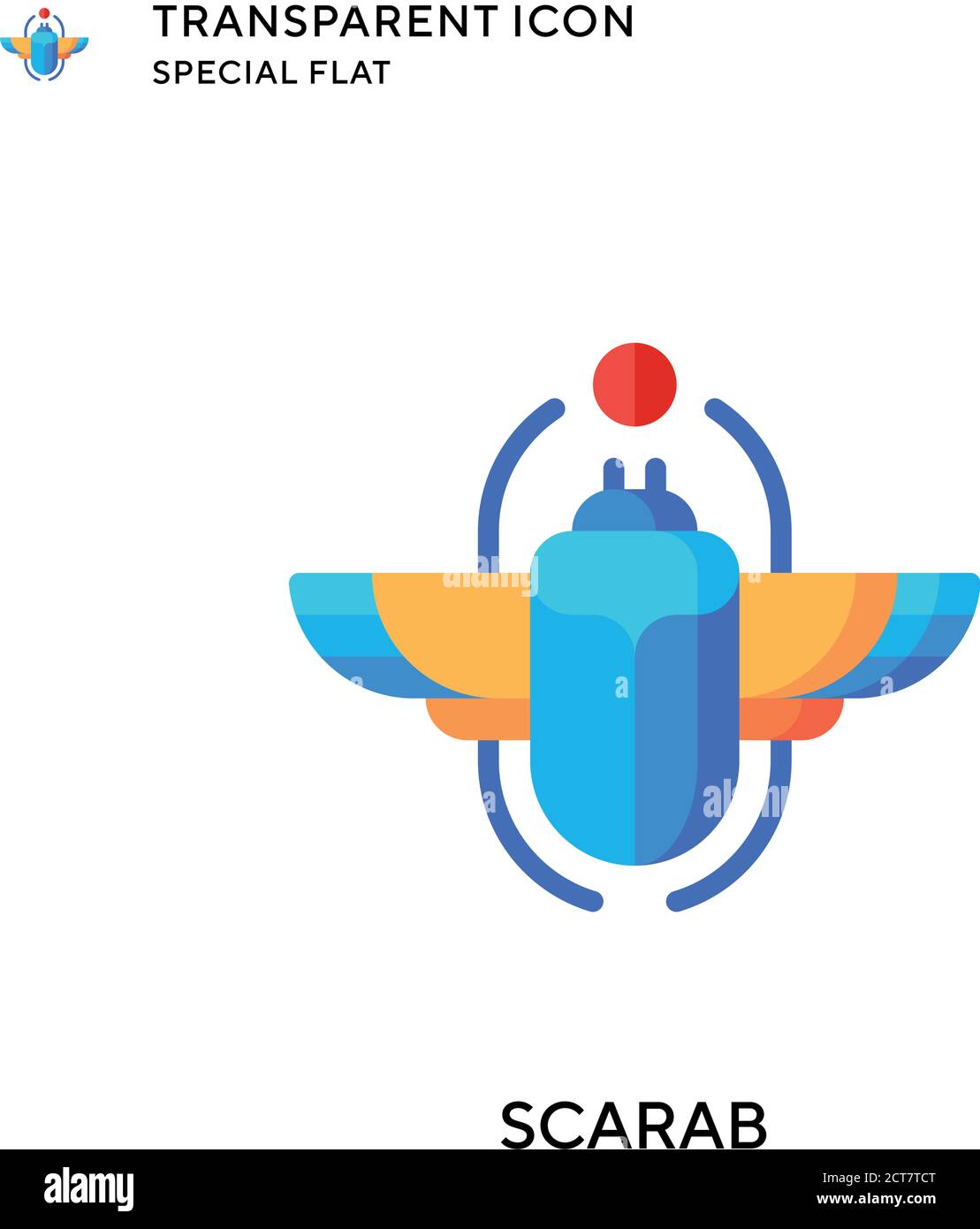 Drawing of egyptian scarab beetle hi-res stock photography and images ...