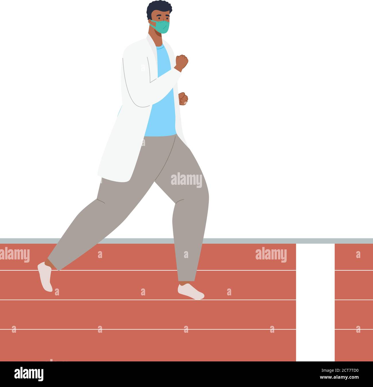 Emergency doctor running Stock Vector Images - Alamy