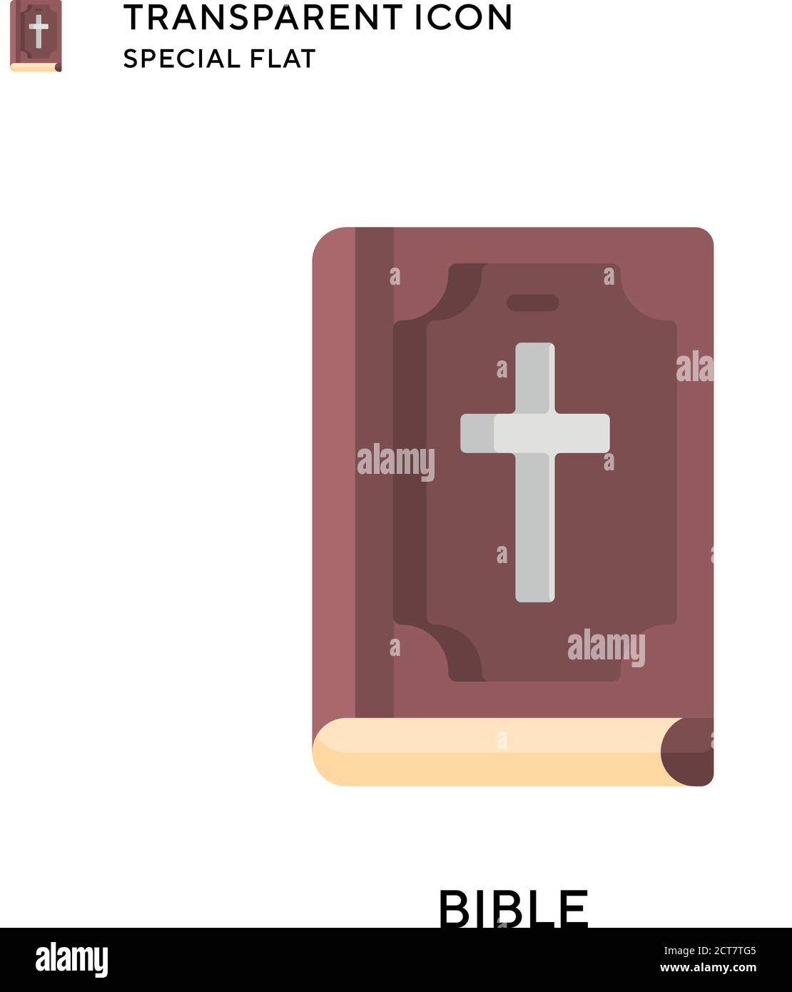 Bible vector icon. Flat style illustration. EPS 10 vector Stock Vector ...
