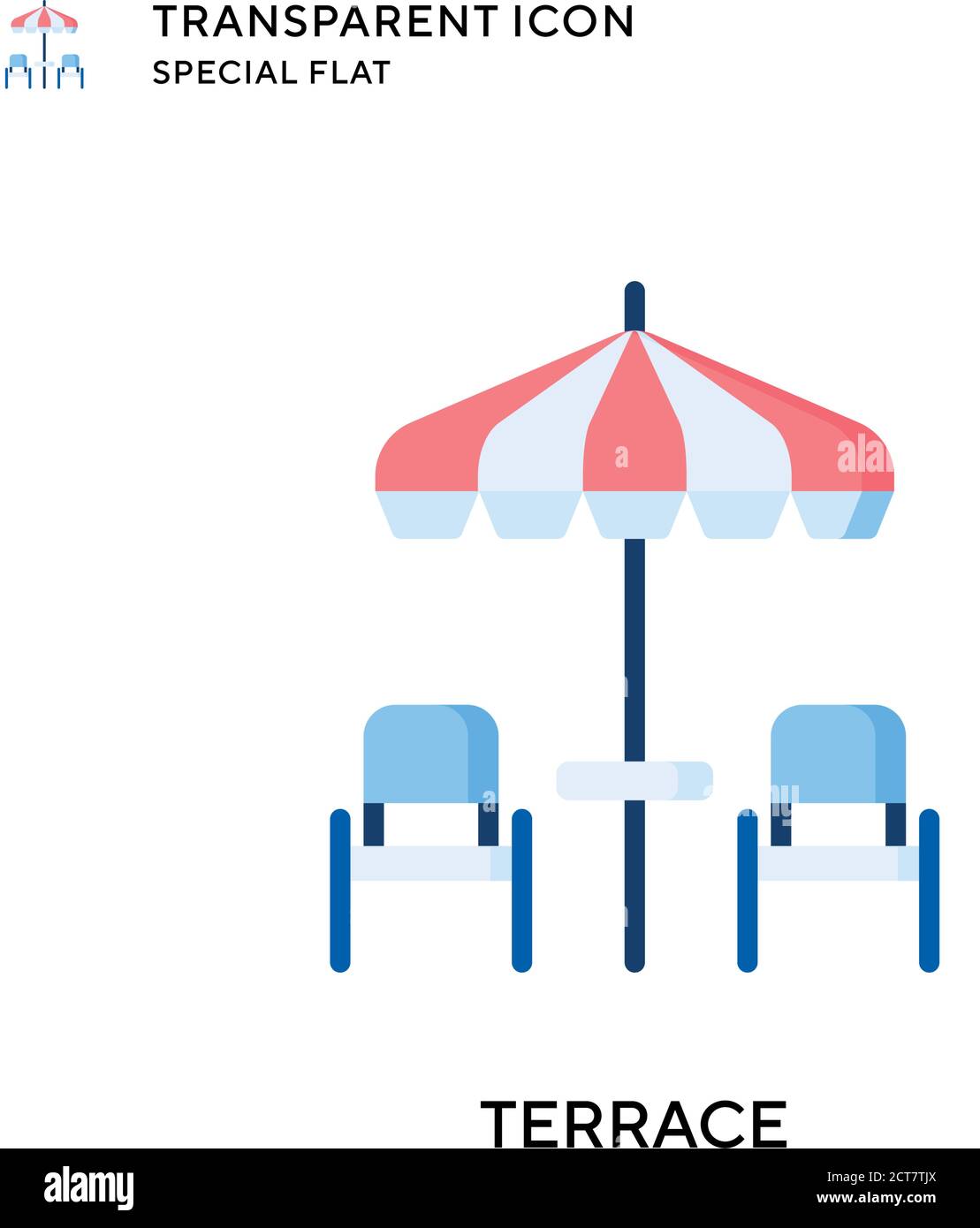 Outdoor terrace at the modern luxury hotel Stock Vector Images - Alamy