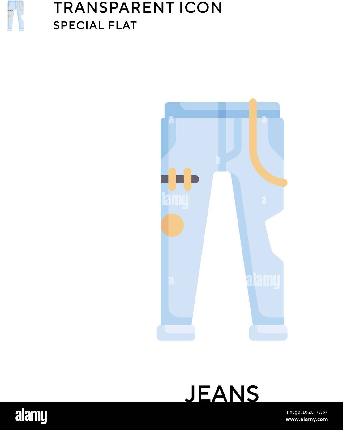 Old jean fashion Stock Vector Images - Alamy