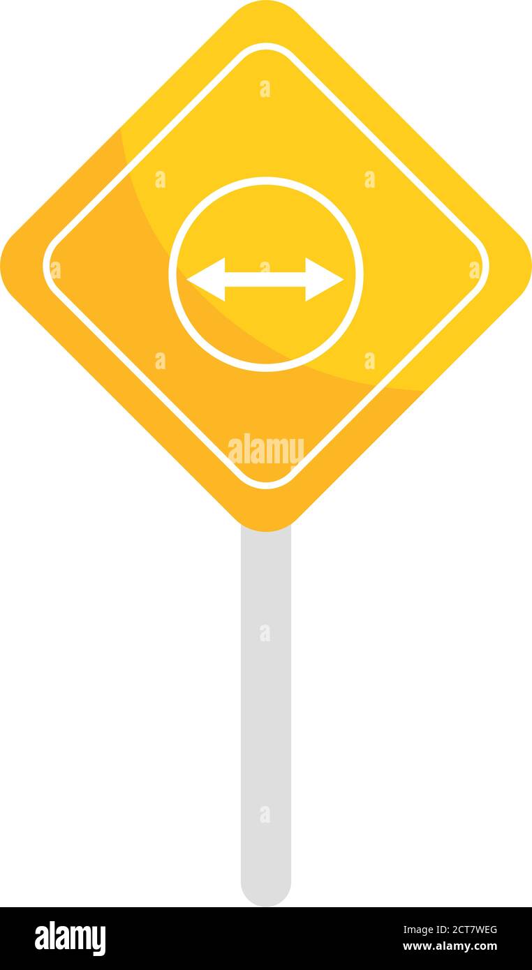 arrow on road sign vector design Stock Vector Image & Art - Alamy