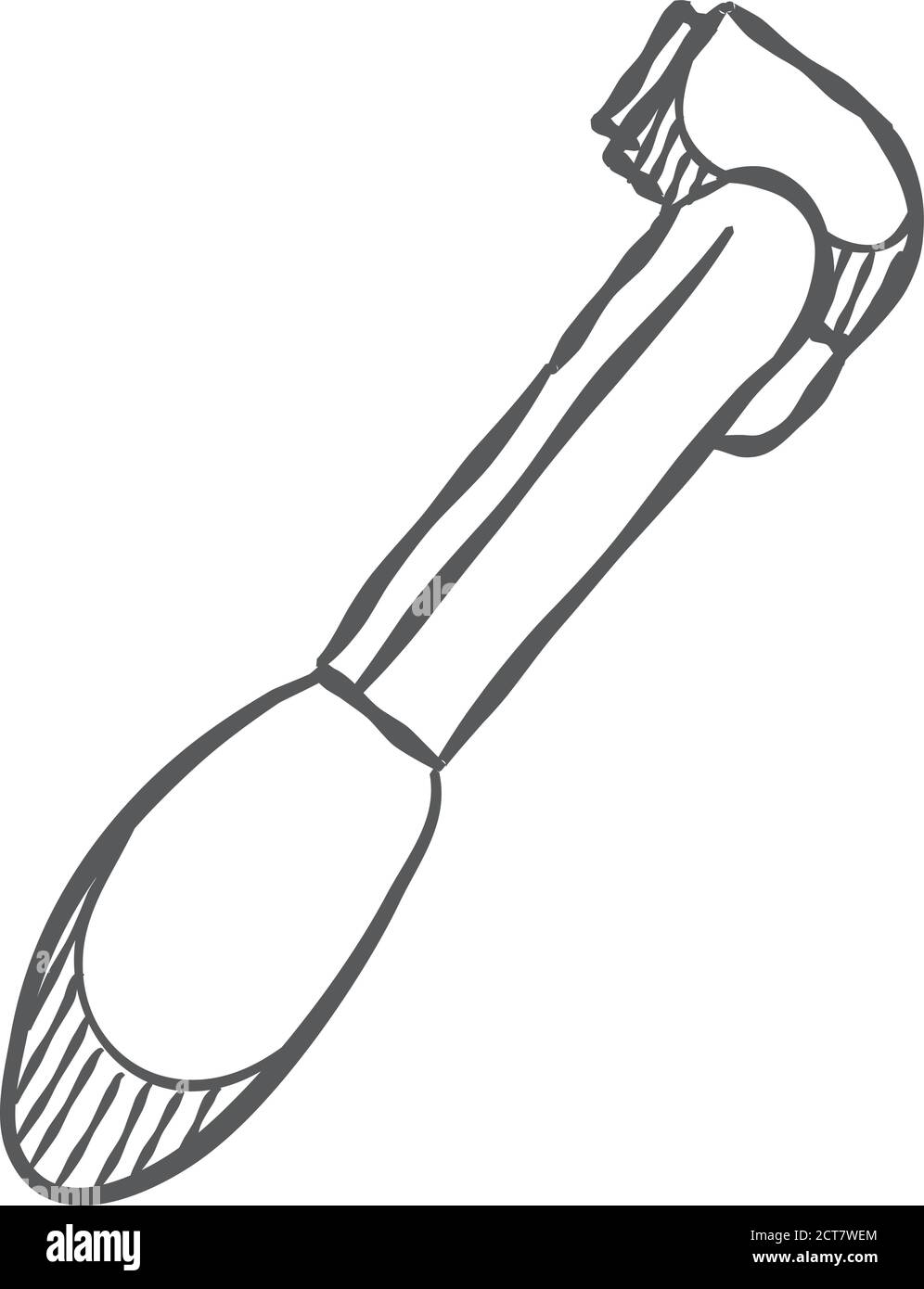 Tire inflator icon in sketch style. Vector illustration Stock Vector ...