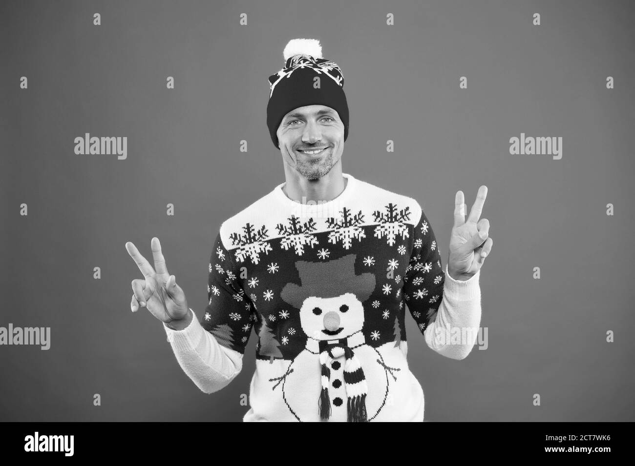 Handsome mature man having Black and White Stock Photos & Images - Alamy