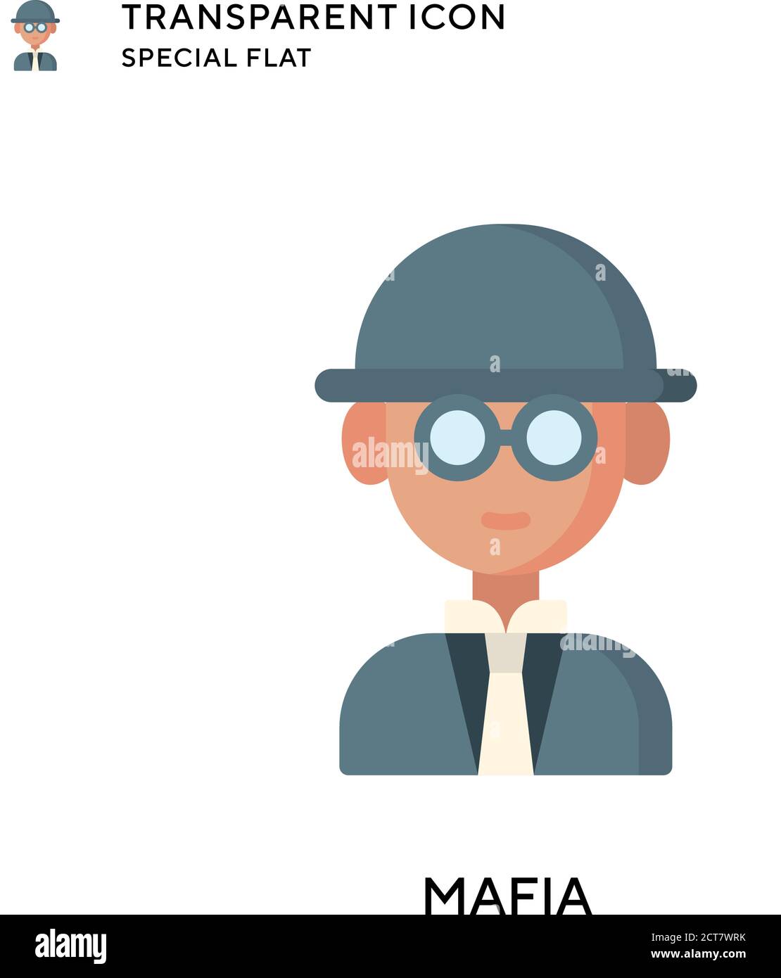 Crime boss icon Stock Vector Images - Alamy
