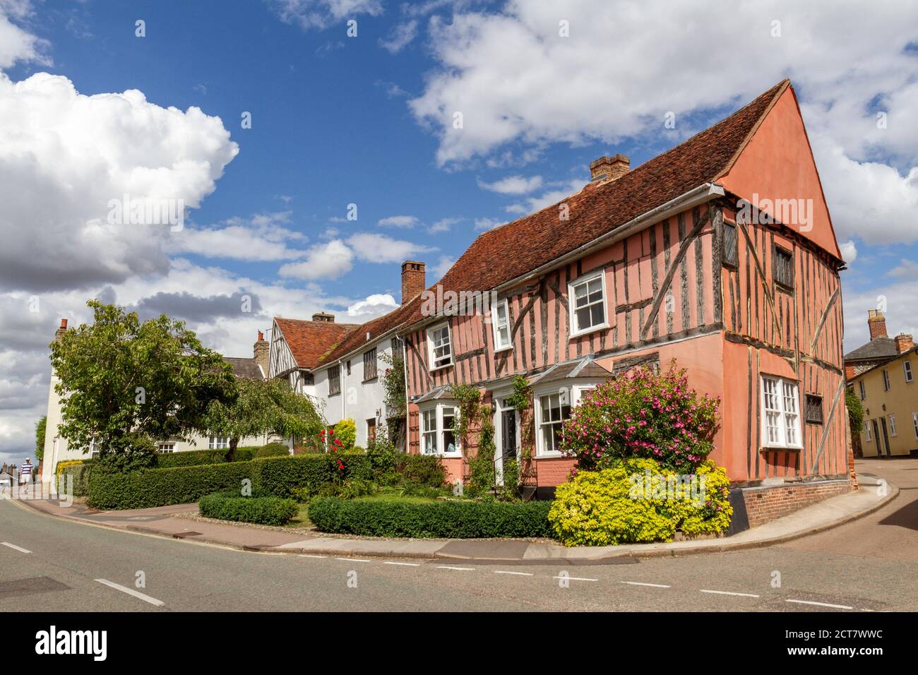 Lavenham high street historic village hi-res stock photography and ...