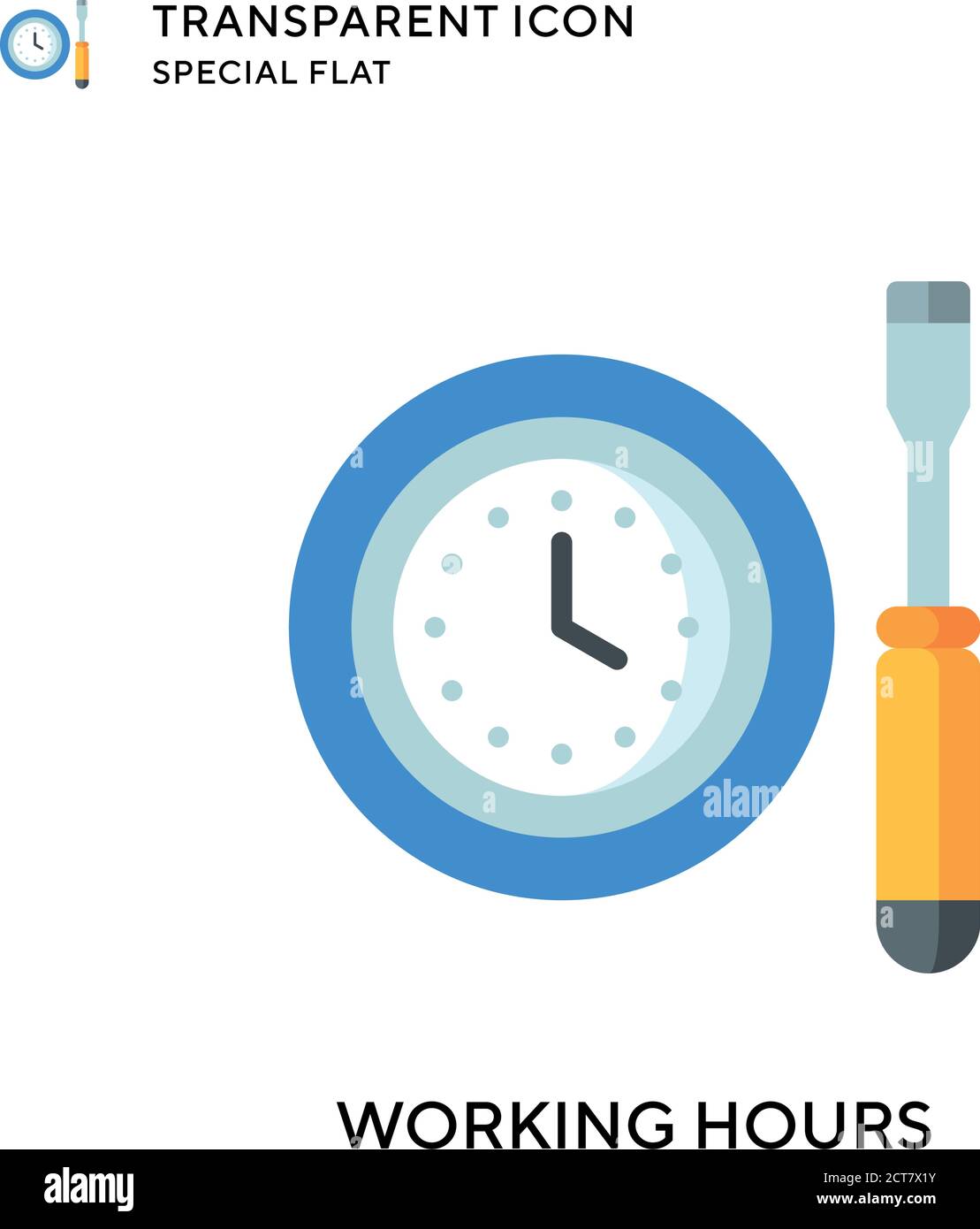 Late work hours icon Cut Out Stock Images & Pictures - Alamy