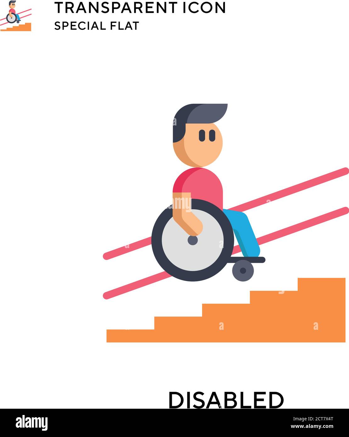 Child group disable Cut Out Stock Images & Pictures - Alamy