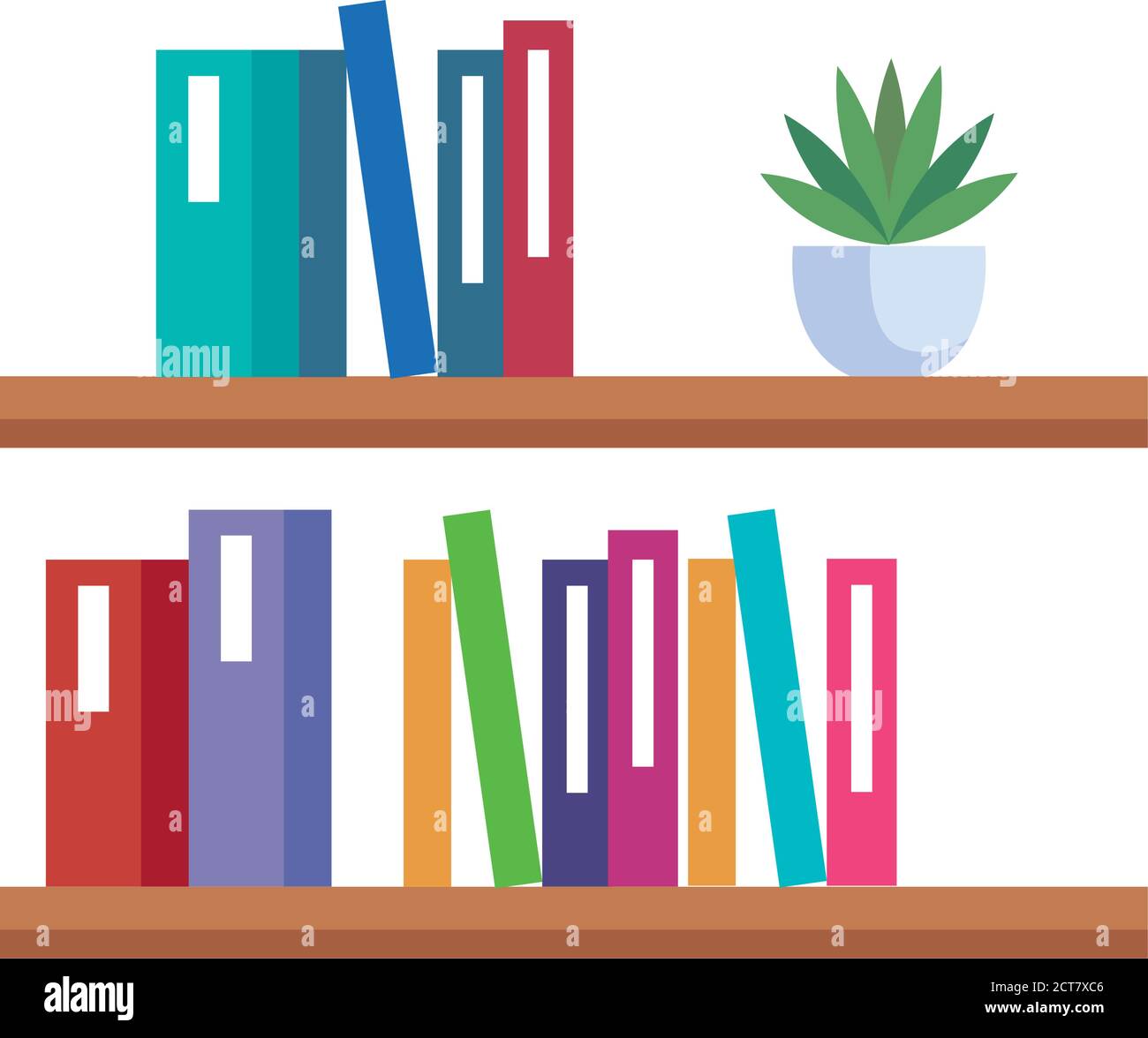 books on shelves vector design Stock Vector Image & Art - Alamy