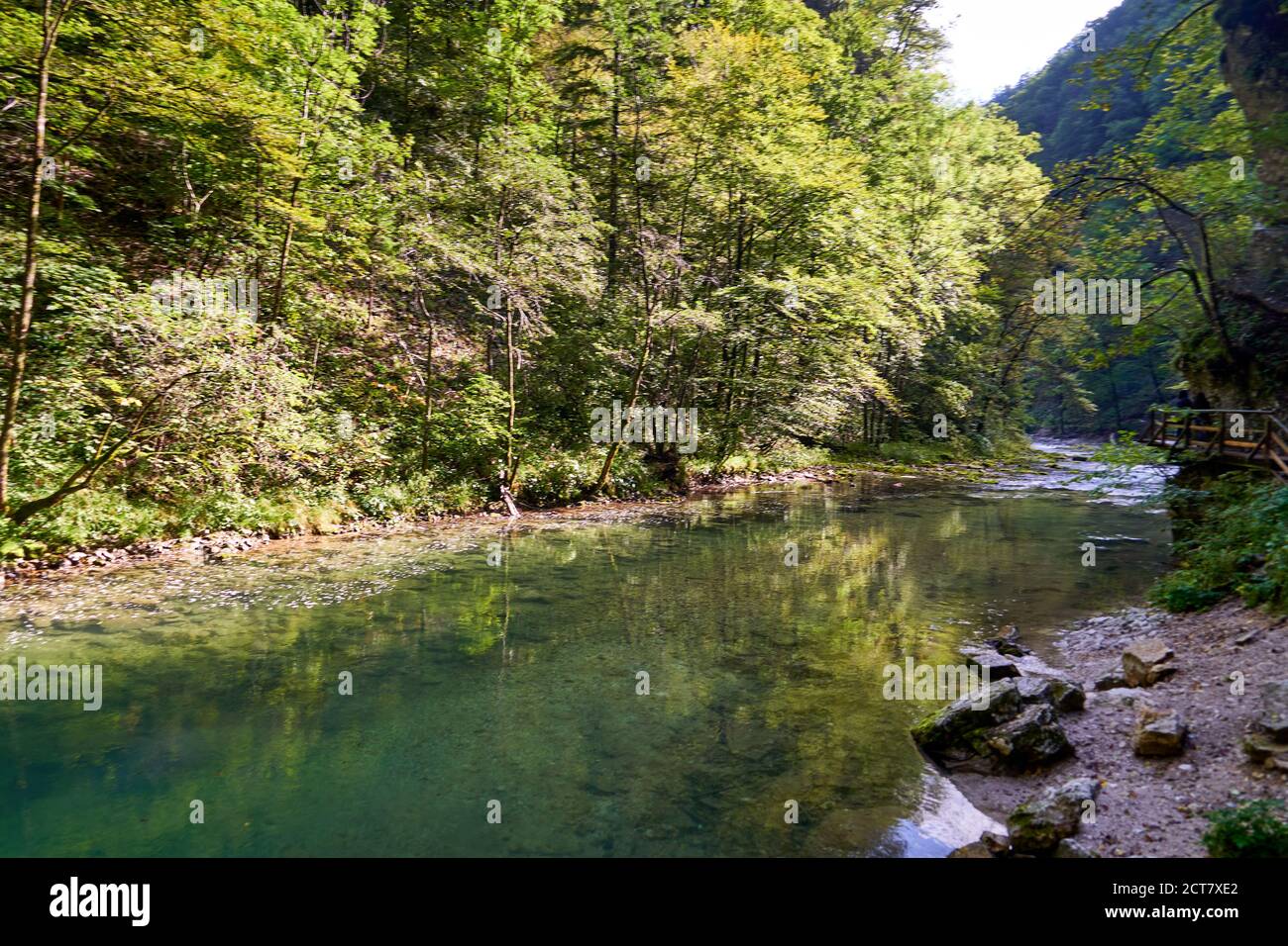 Vintgar Gorge, Bled, Slovenia Stock Photo - Alamy