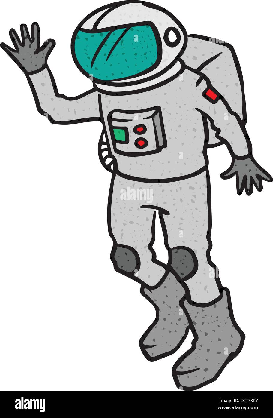 Astronaut hand drawn sketch vector illustration Stock Vector Image ...