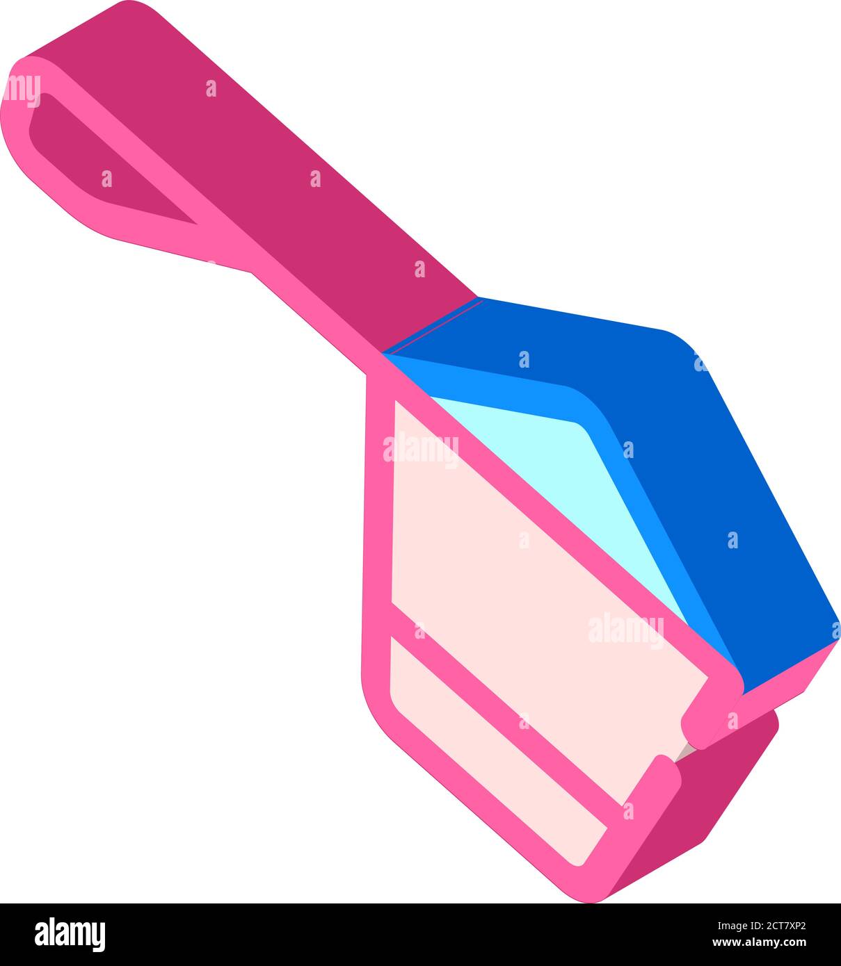 protein spoon isometric icon vector symbol illustration Stock Vector ...