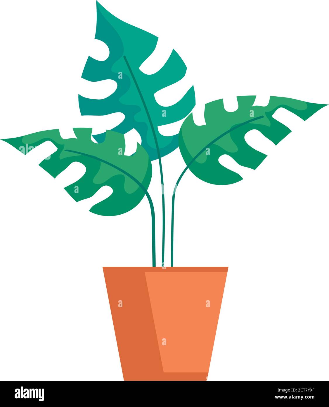 plant inside pot vector design Stock Vector Image & Art - Alamy