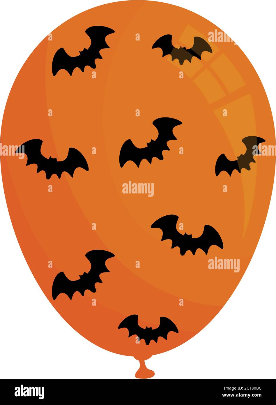 halloween balloon with bats vector design Stock Vector Image & Art - Alamy