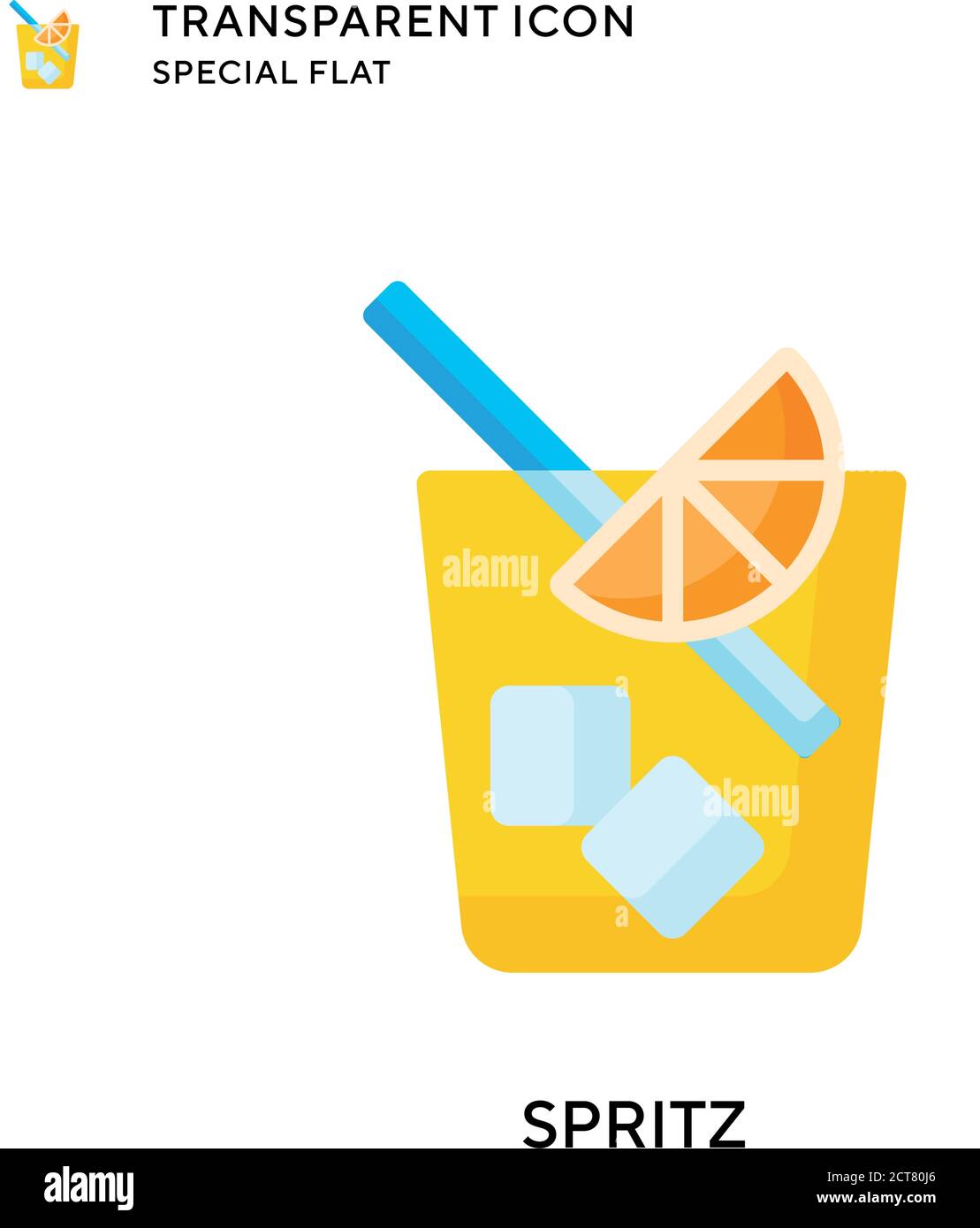 Spritz vector icon. Flat style illustration. EPS 10 vector Stock Vector ...