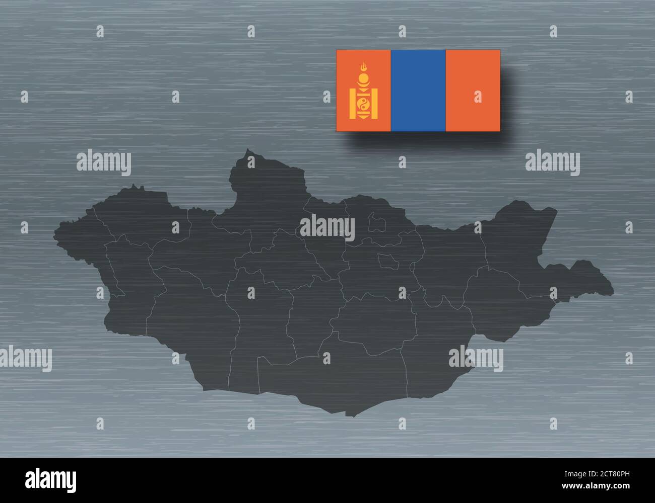 Mongolia flag map hi-res stock photography and images - Alamy