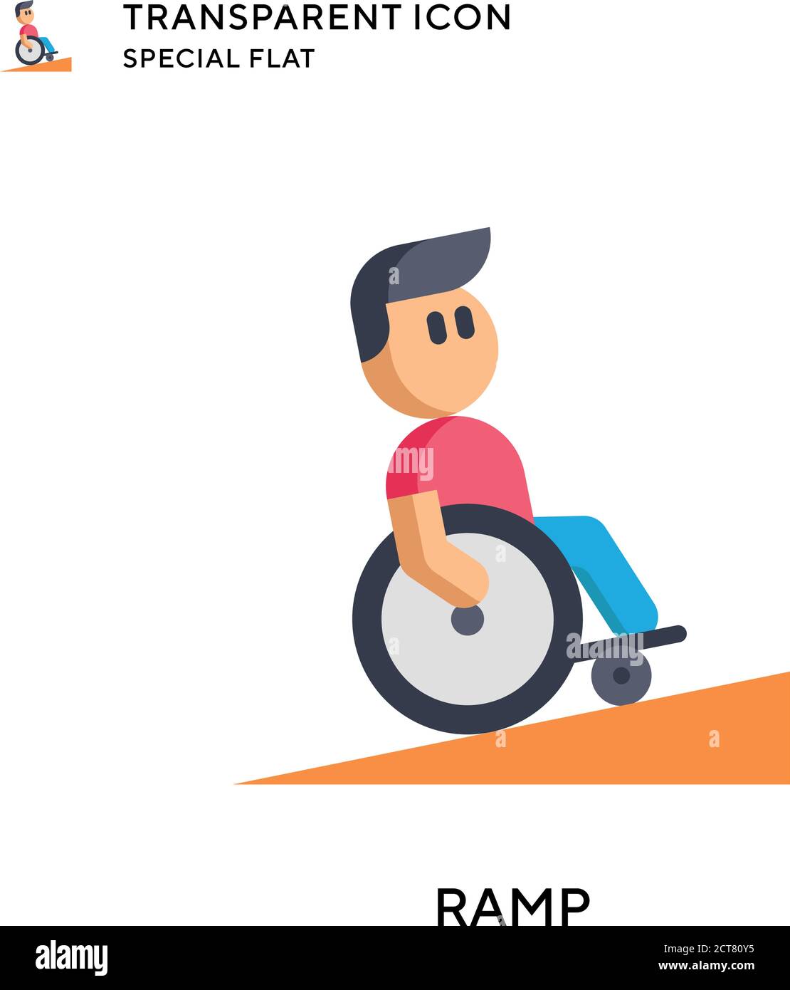 Public building ramp Cut Out Stock Images & Pictures - Alamy