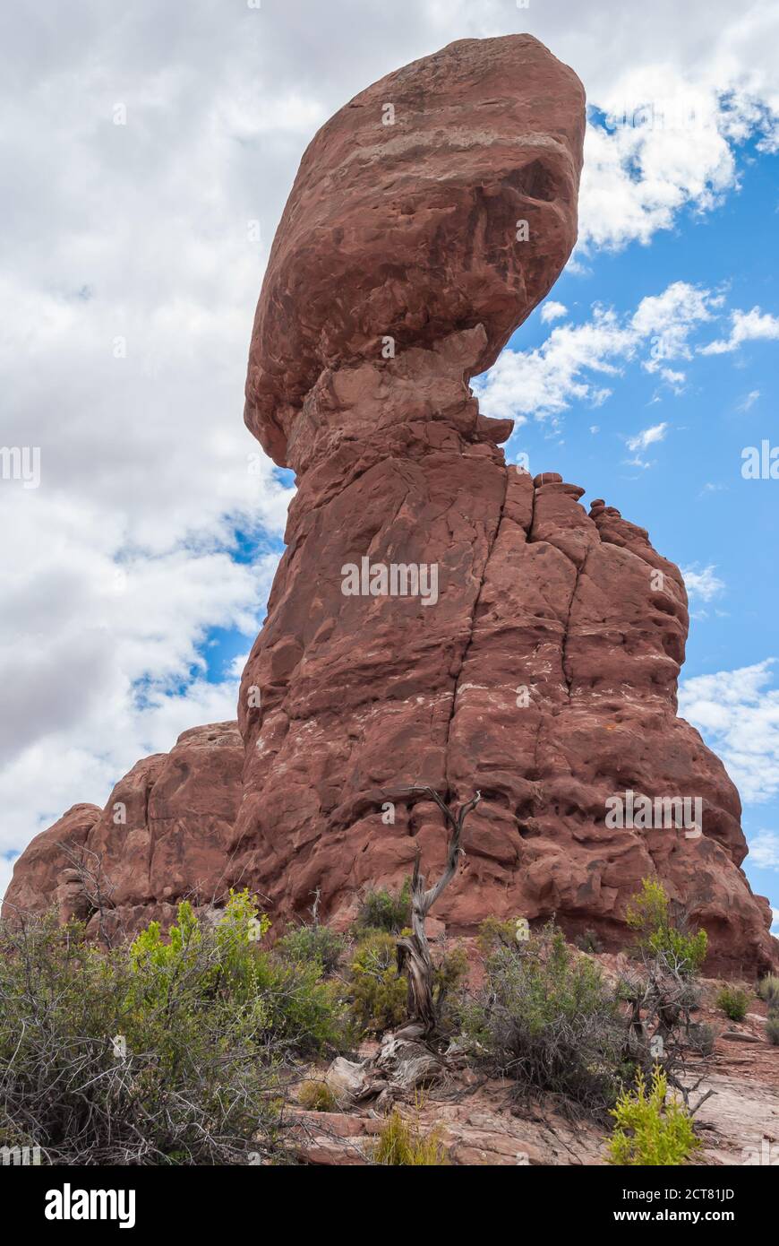 Image captured in Southern Utah. Red Rock balancing on wider Red Rock ...