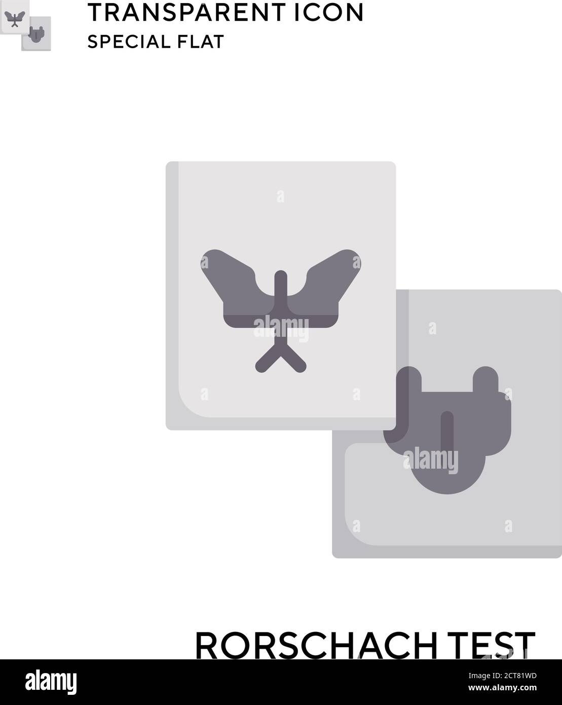 Rorschach test vector icon. Flat style illustration. EPS 10 vector ...