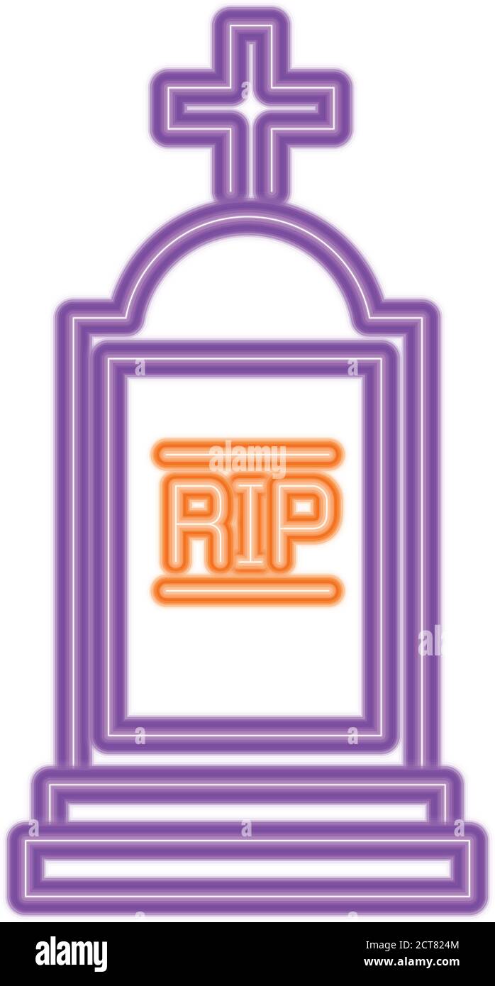 halloween rip grave cartoon vector design Stock Vector Image & Art - Alamy