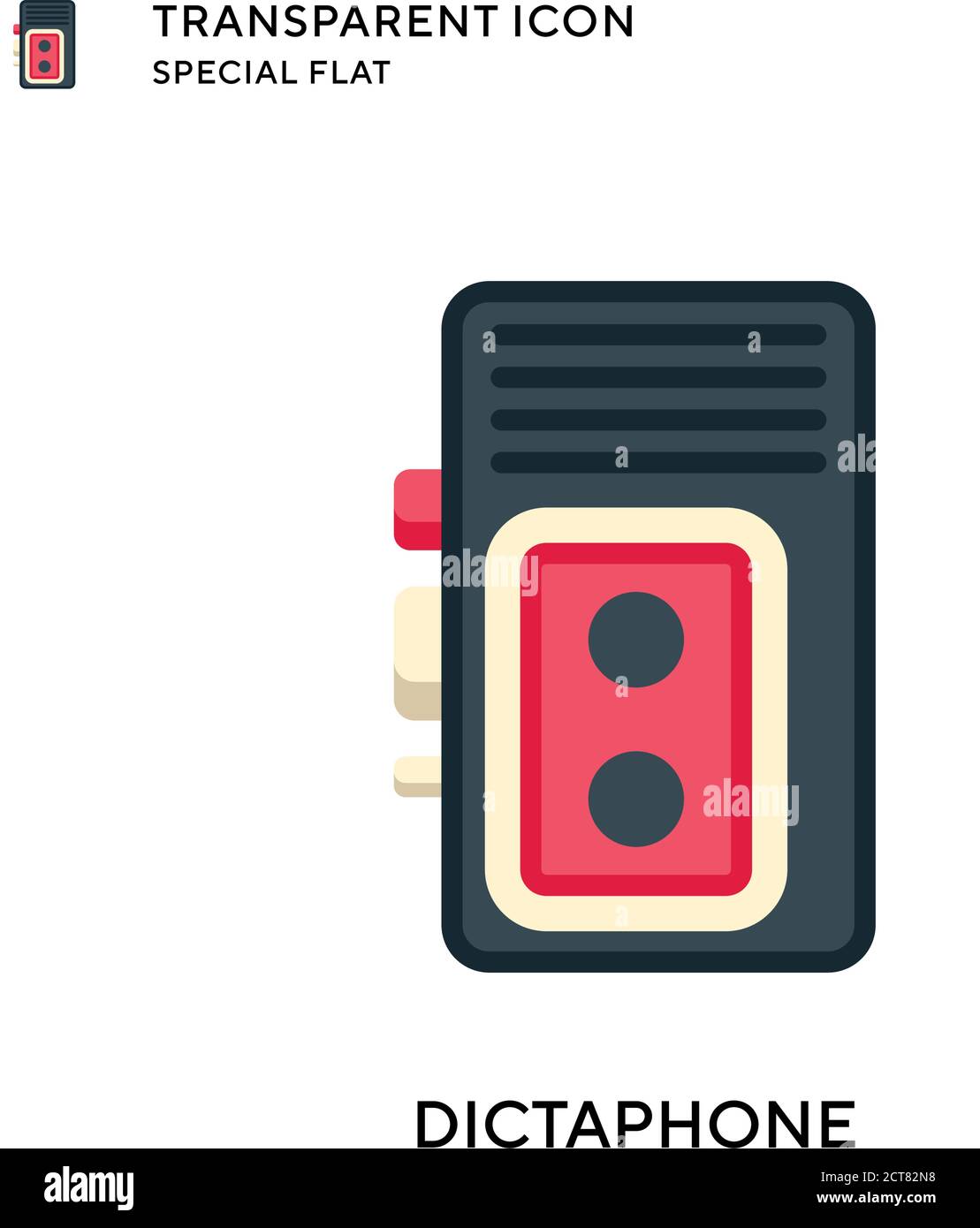 Dictaphone vector vectors hi-res stock photography and images - Alamy