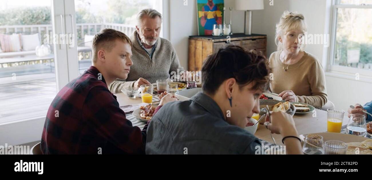 BLACKBIRD, from left: Anson Boon, Sam Neill, Bex Taylor-Klaus, Lindsay ...