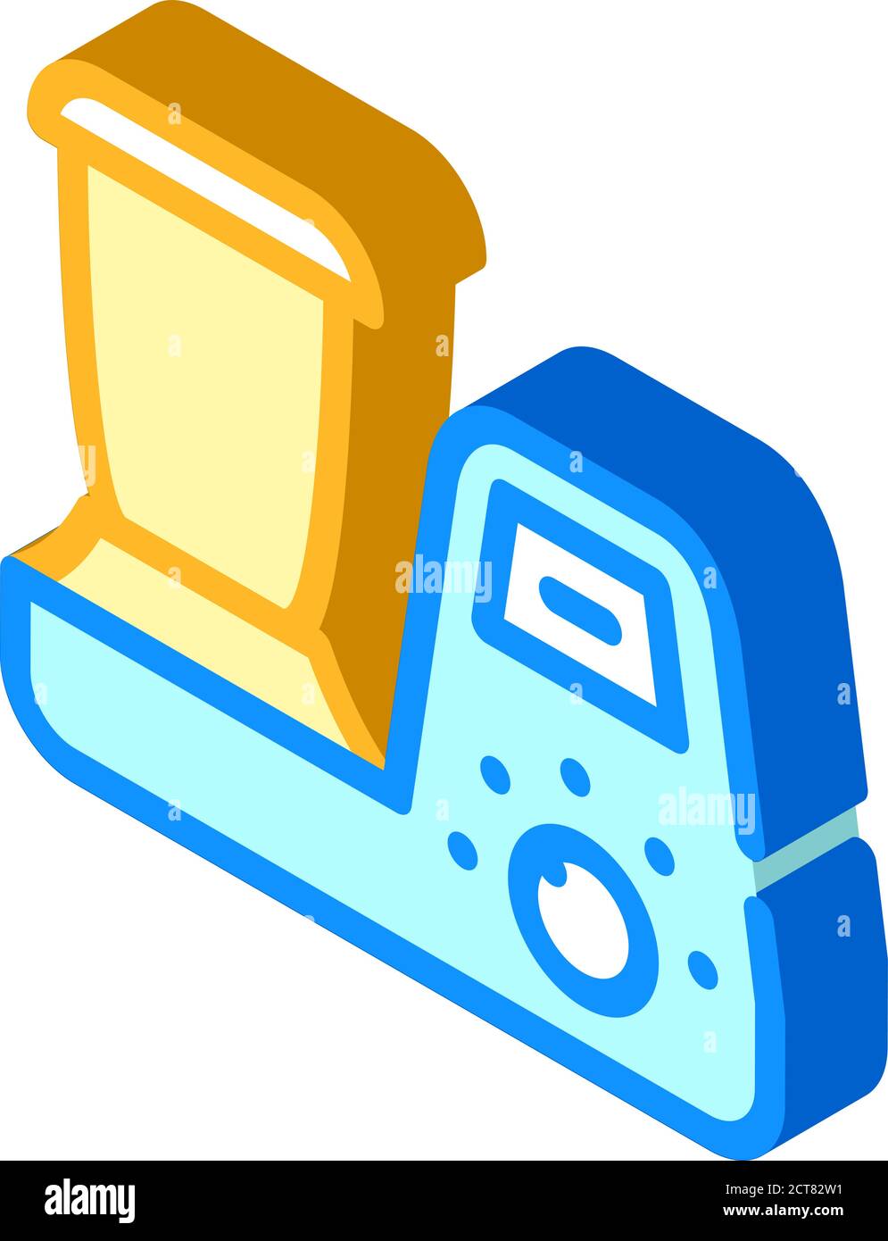 food processor isometric icon vector symbol illustration Stock Vector ...