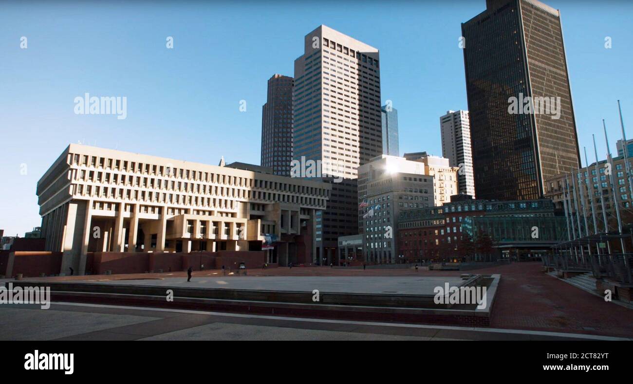 CITY HALL, Boston City Hall (building at left), 2020. © Zipporah Films ...
