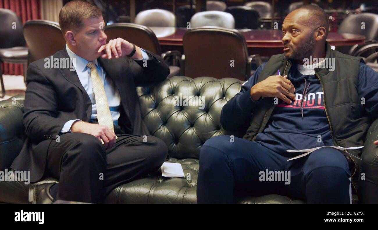 CITY HALL, Boston Mayor Marty Walsh (left), 2020. © Zipporah Films ...