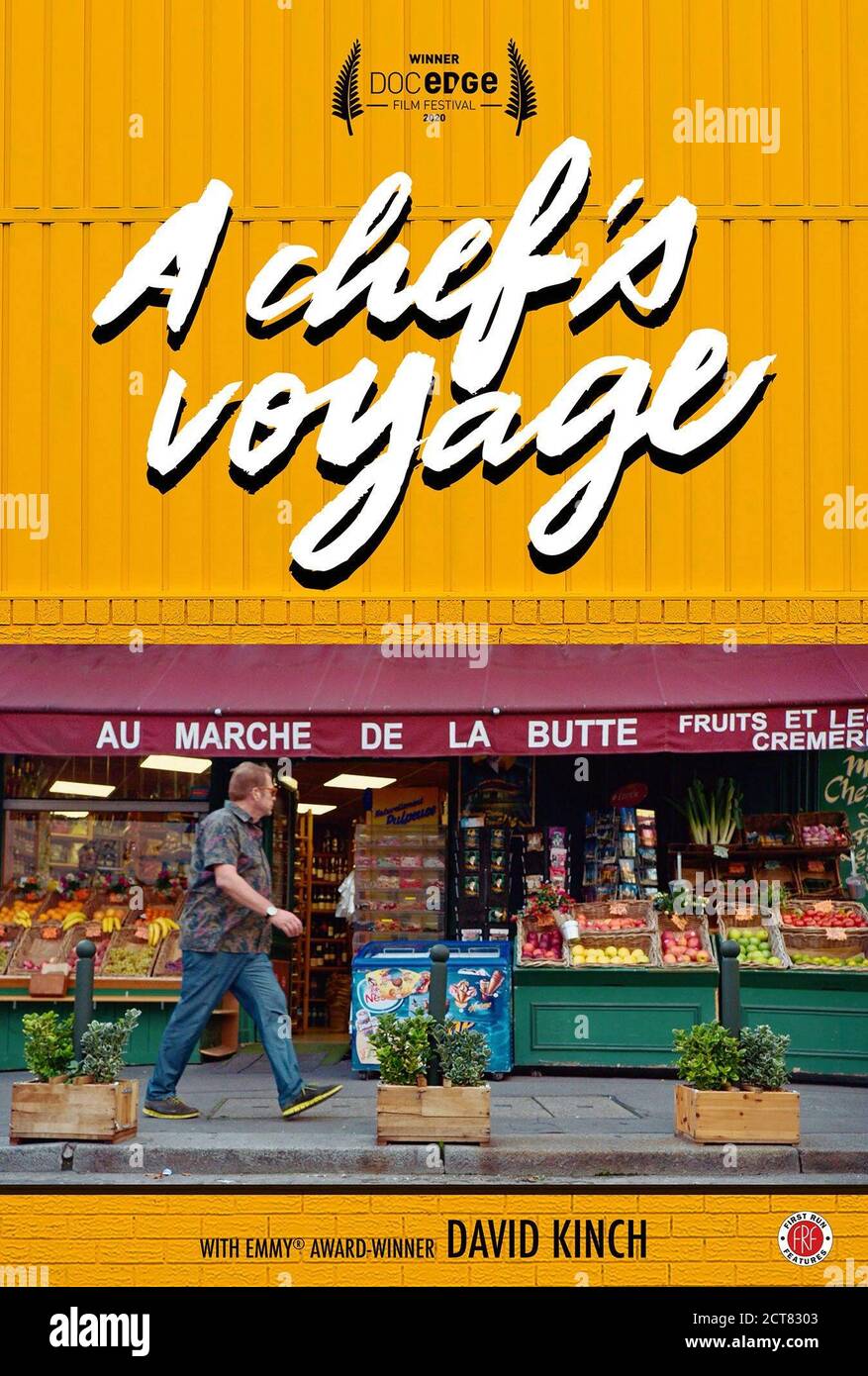 A CHEF'S VOYAGE, US poster, American chef David Kinch in Paris, 2020 ...