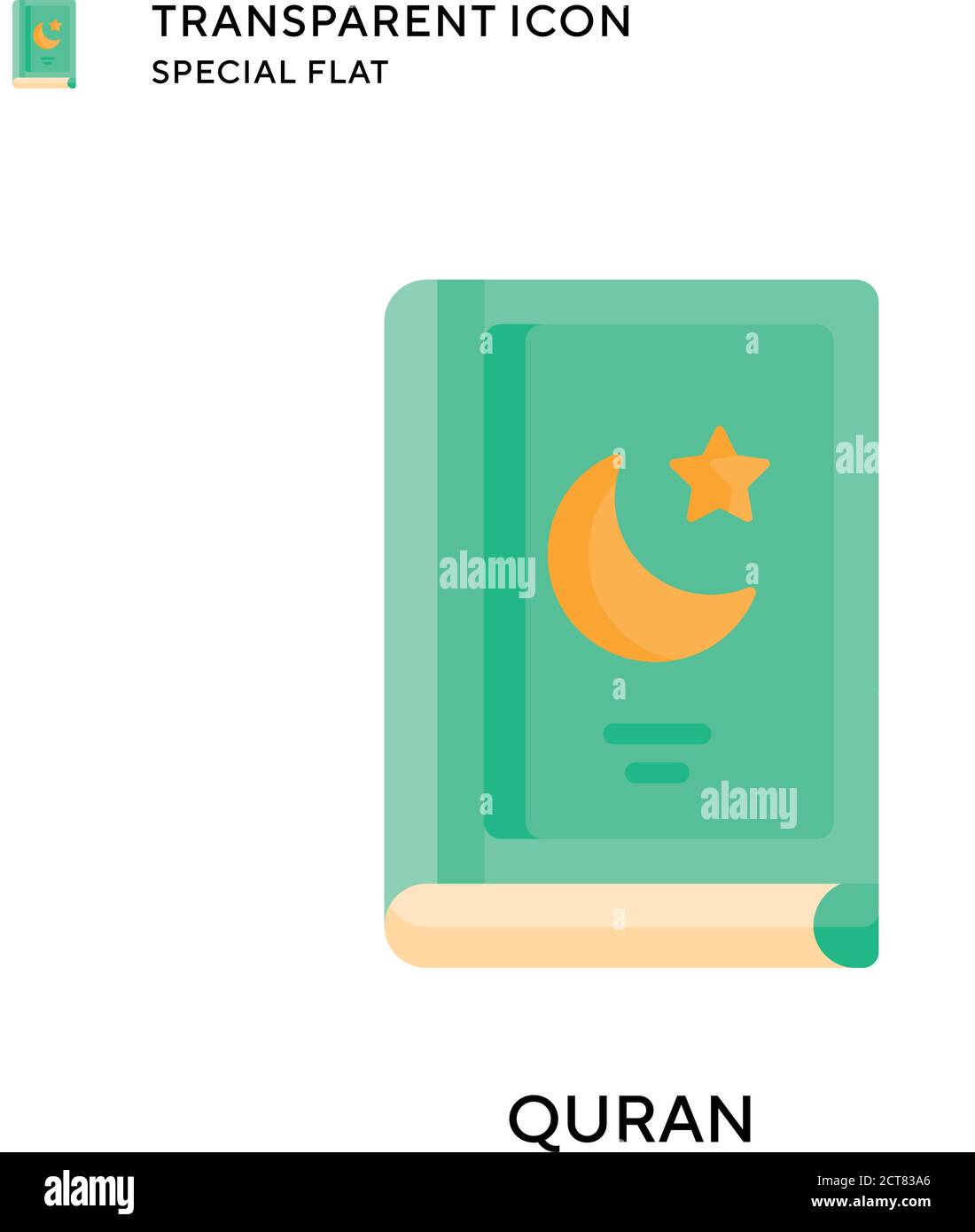 Reading quran icon vector vectors hi-res stock photography and images ...