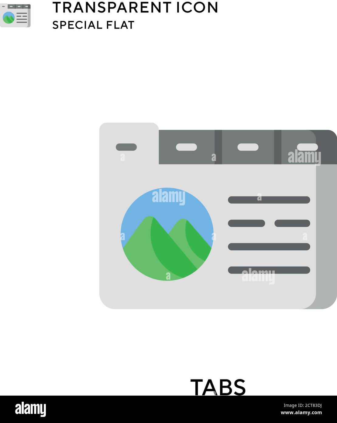 Infographic tabs vector hi-res stock photography and images - Alamy