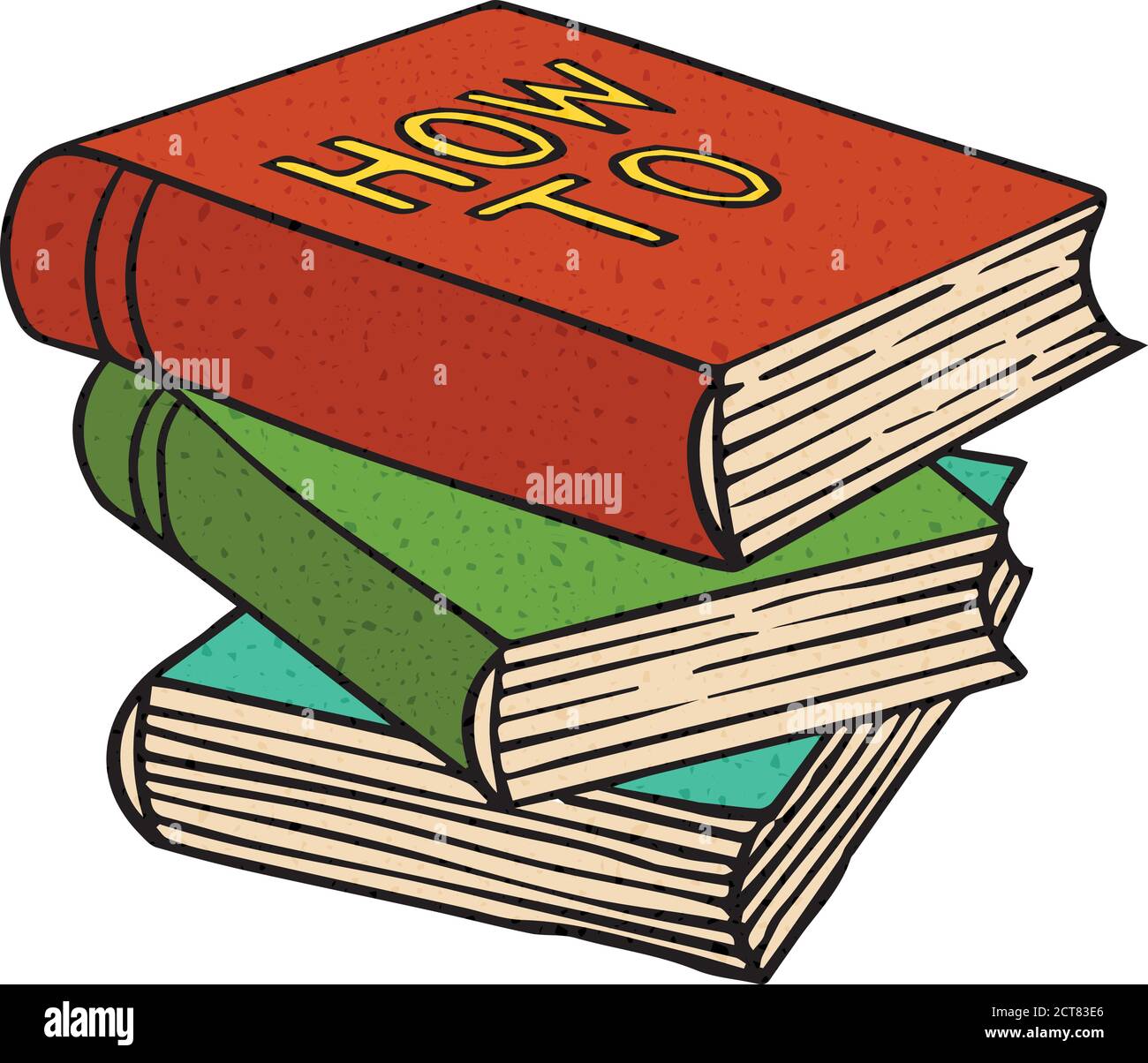 Hand drawn book vector illustration Stock Vector Image & Art - Alamy