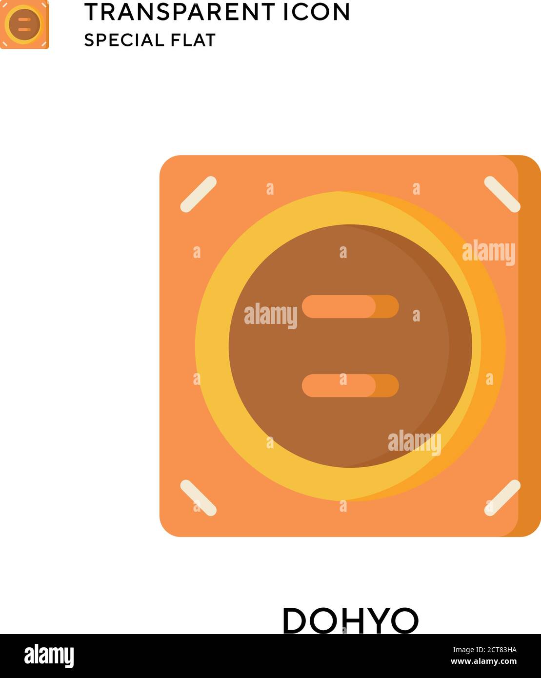 Dohyo vector icon. Flat style illustration. EPS 10 vector Stock Vector ...