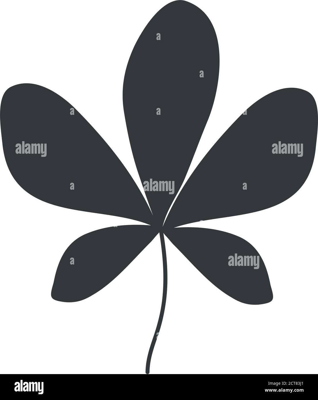 sweet gum leaf icon over white background, silhouette style, vector ...