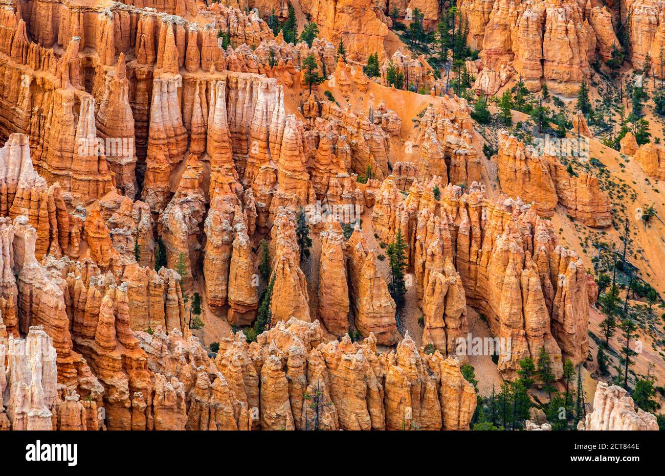 Inspiration Point lookout in Bryce Canyon National Park in Utah Stock ...