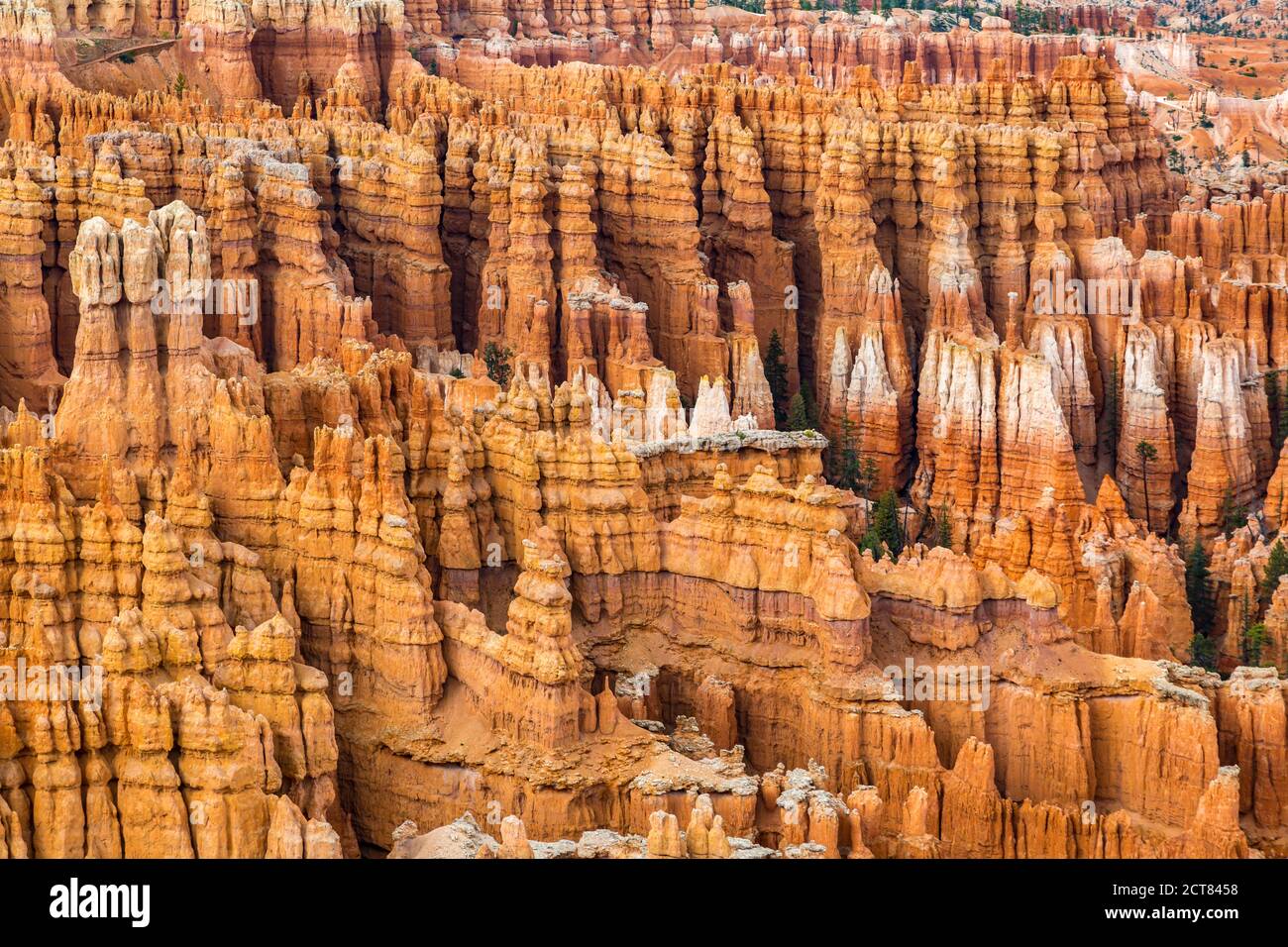 Inspiration Point lookout in Bryce Canyon National Park in Utah Stock ...