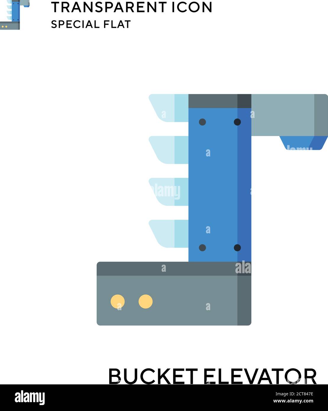 Blue sky grain elevator Stock Vector Images - Alamy