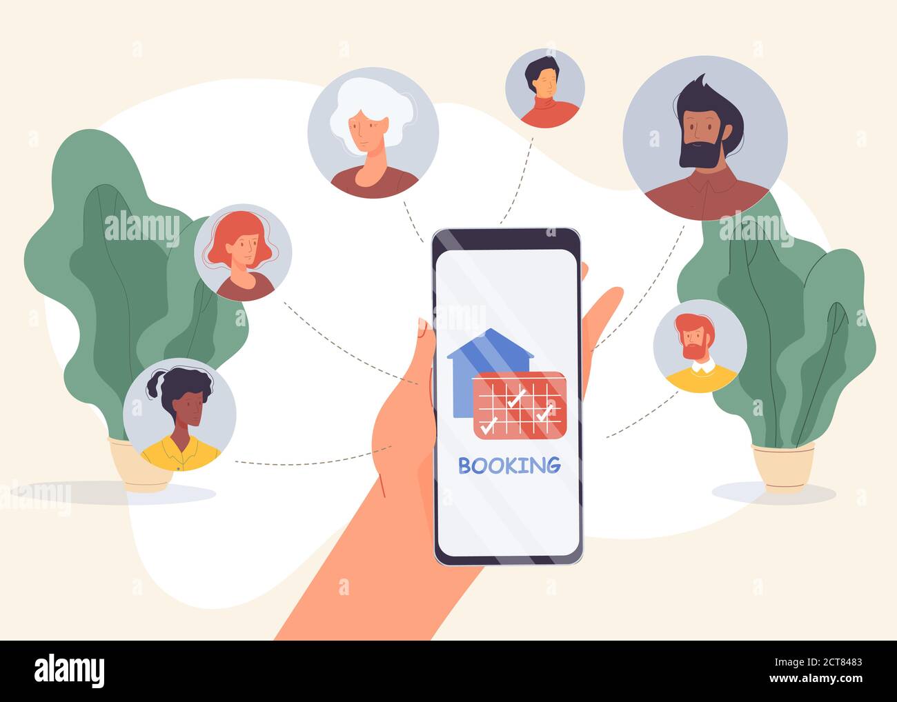 Accommodation order Stock Vector Images - Alamy