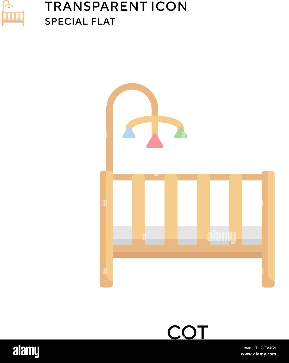 Empty cot illustration hi-res stock photography and images - Alamy