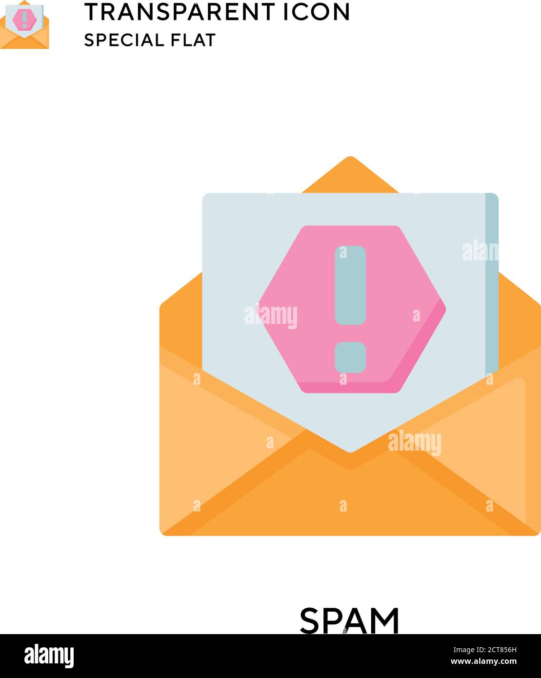 Spam warning icon cartoon hi-res stock photography and images - Alamy