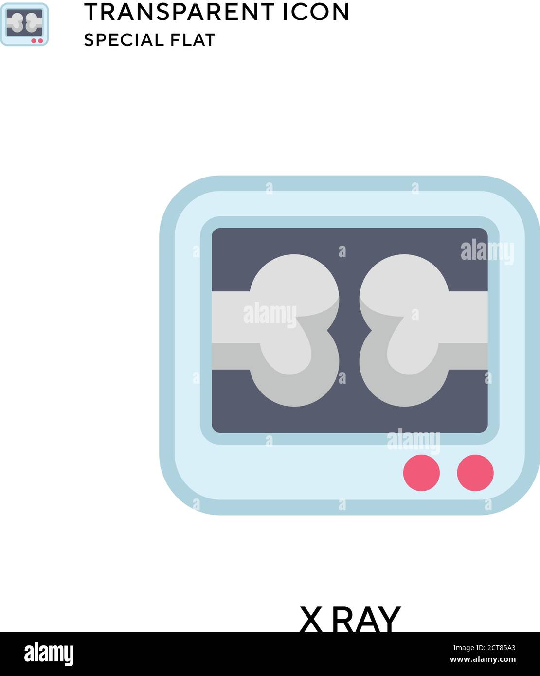 X ray vector icon. Flat style illustration. EPS 10 vector Stock Vector ...