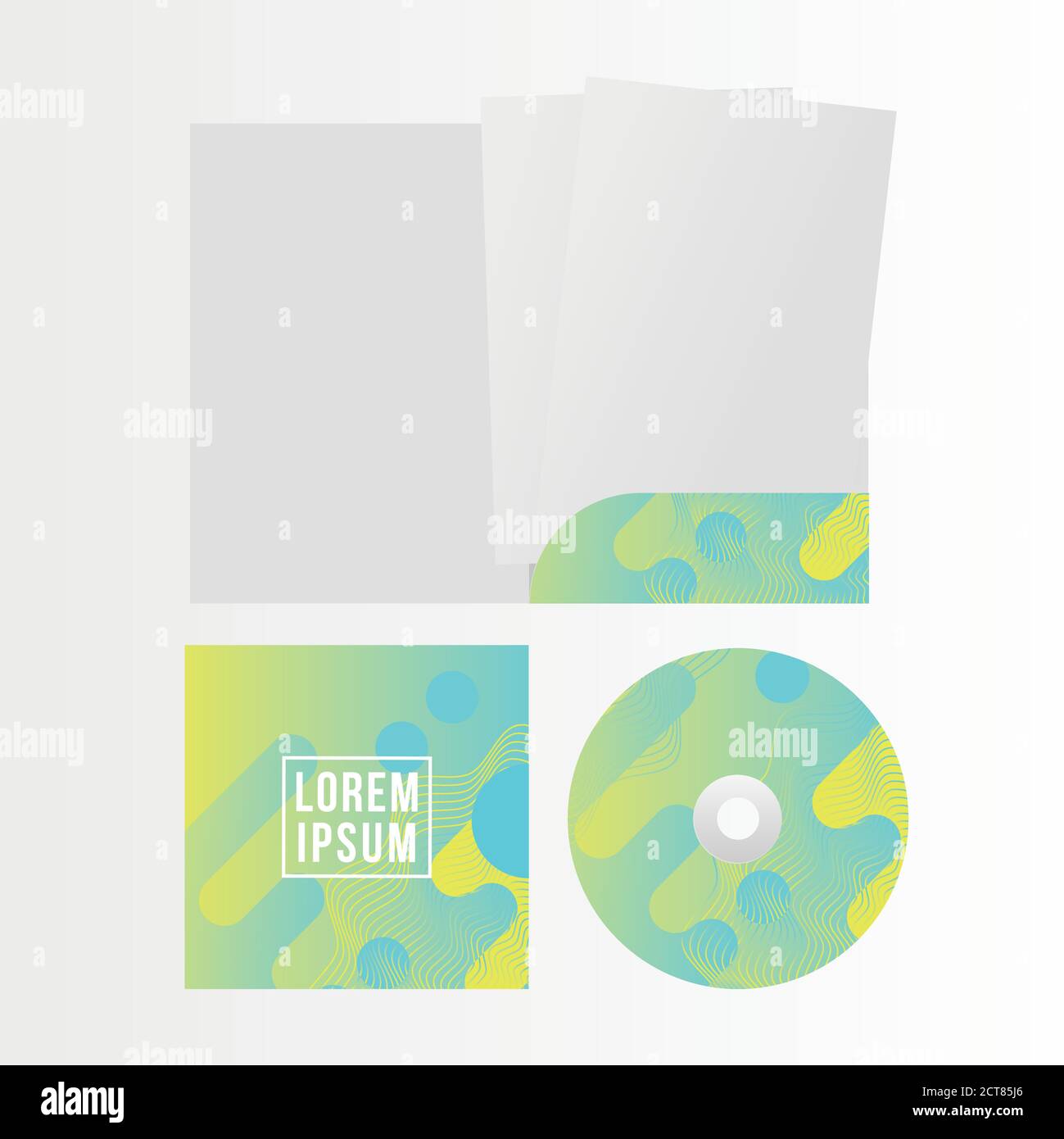 Mockup file and cd design of corporate identity template and branding ...