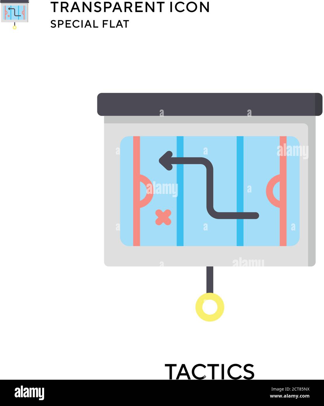 Tactics vector icon. Flat style illustration. EPS 10 vector Stock ...