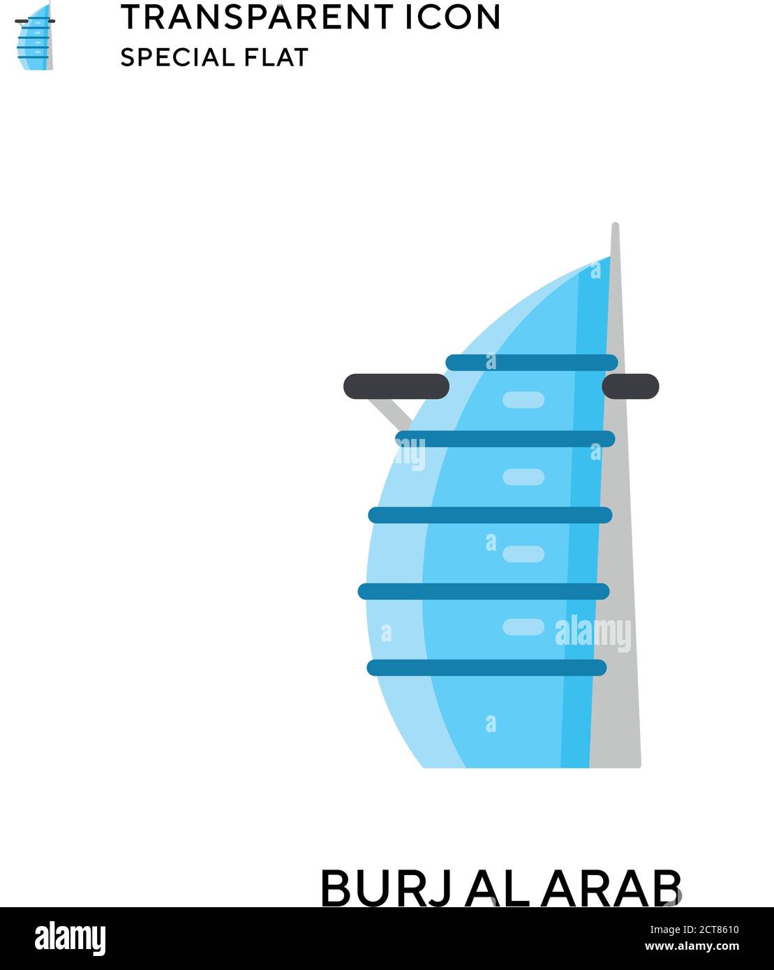 Dubai burj al arab emirates uae Cut Out Stock Images & Pictures - Alamy