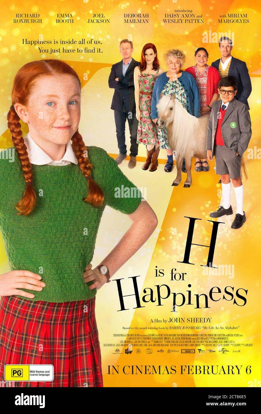 H IS FOR HAPPINESS, Australian poster, from left: Daisy Axon, Richard ...