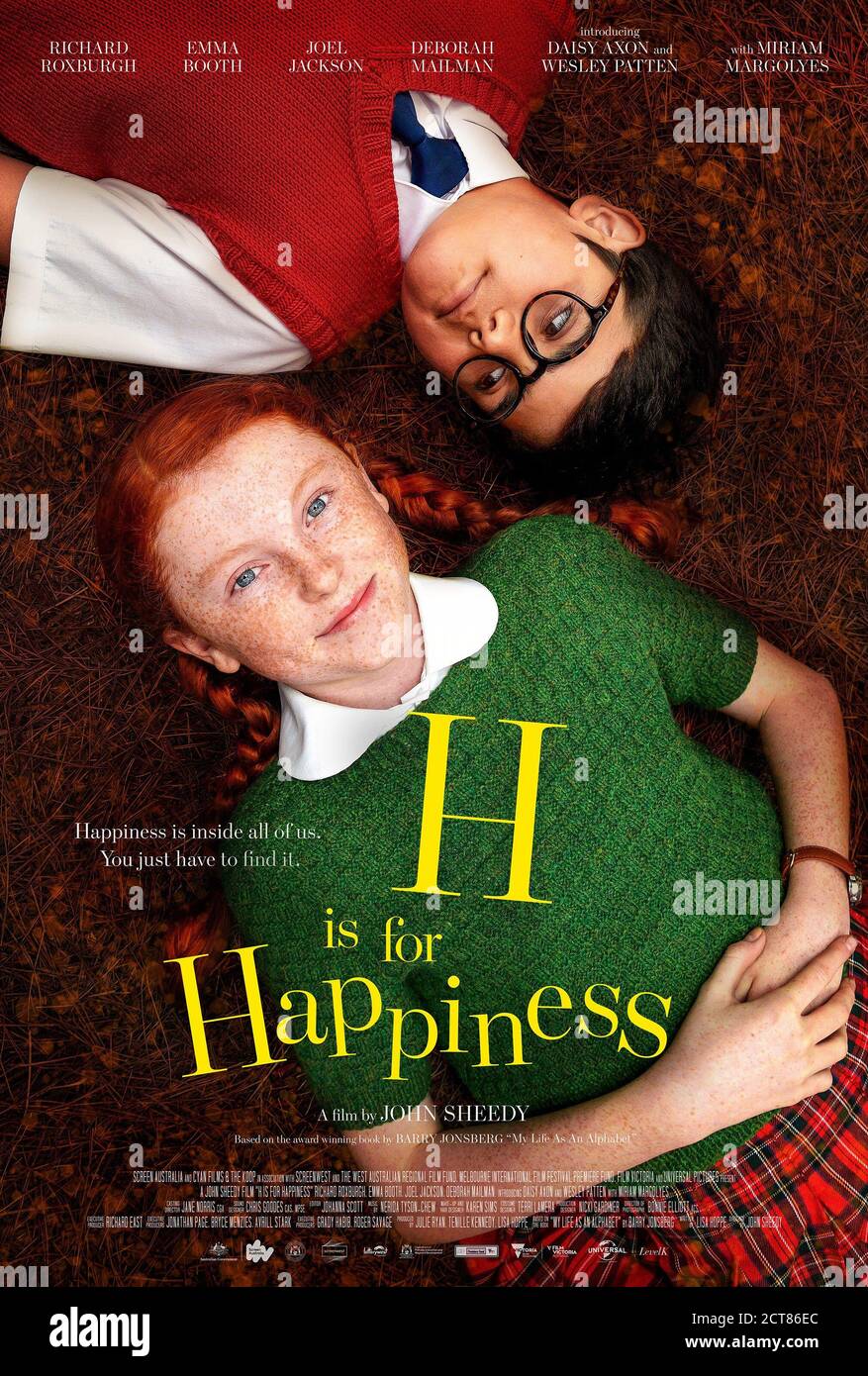 H IS FOR HAPPINESS, US poster, from top: Wesley Patten, Daisy Axon, 2019. ph: © Samuel Goldwyn ...